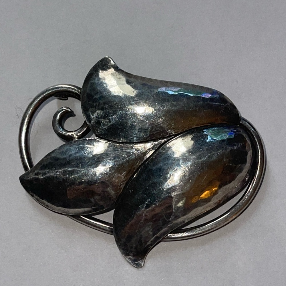 Vintage Georg Jensen Handwrought Sterling Silver Tuli… - Gem